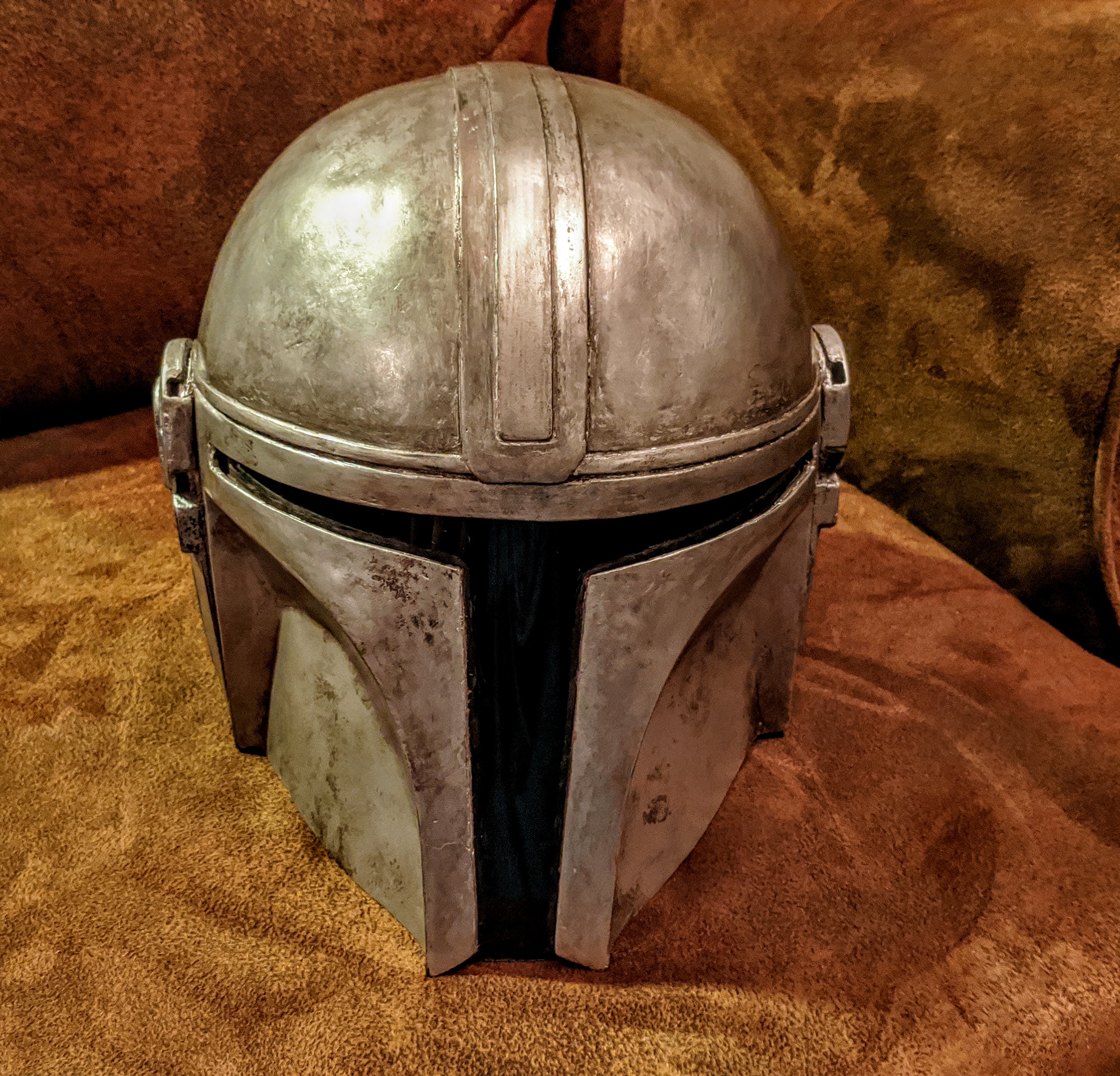 Weathering my scratch Mando Helmet | Boba Fett Costume and Prop Maker ...
