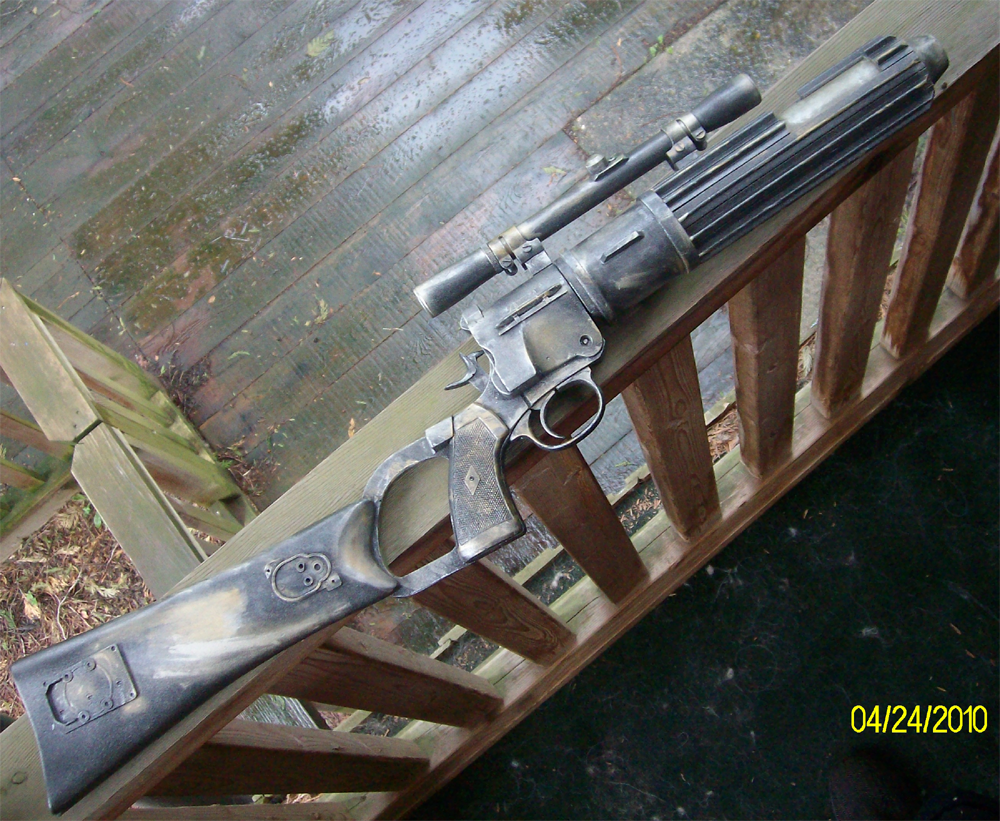 FettDad's Incredible ROTJ Blaster - paint up! | Boba Fett Costume and ...